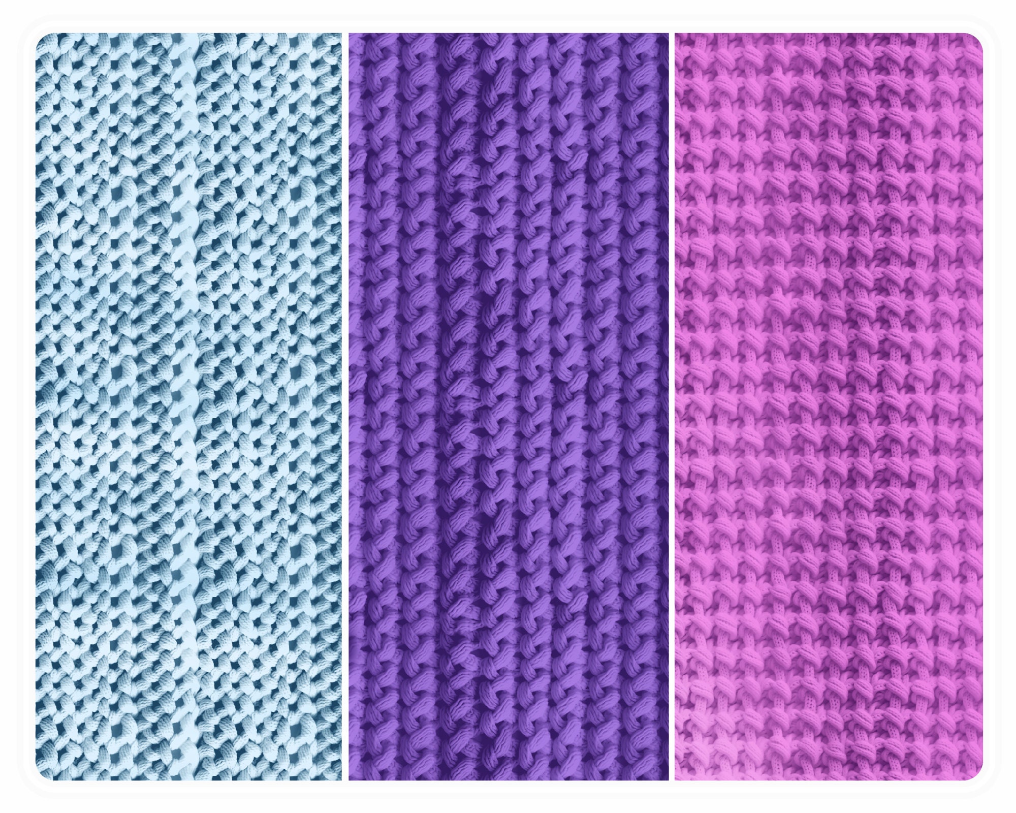 100 Procreate Crochet Texture Brushes, Fabric Texture for Procreate ...