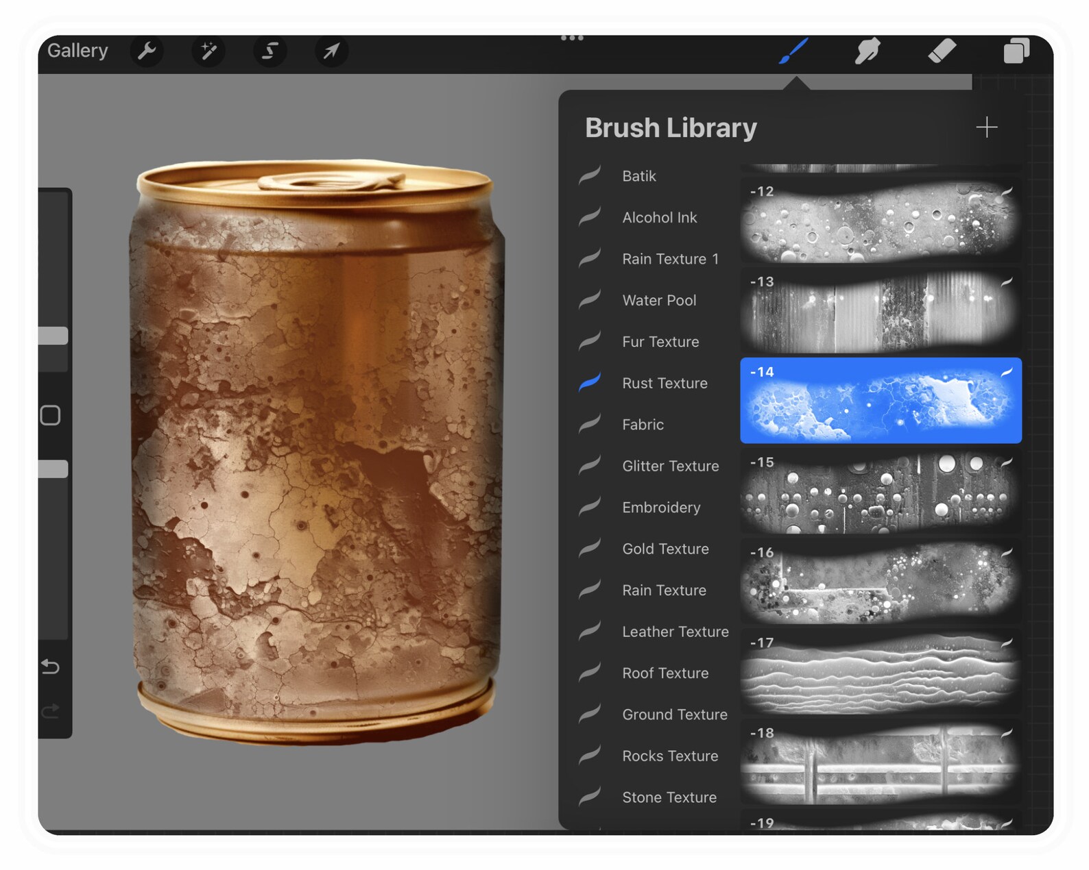 100 Procreate Rust Texture Brushes, Metal Rust Texture for Procreate, Rust Peeling, Rust Brushes ...