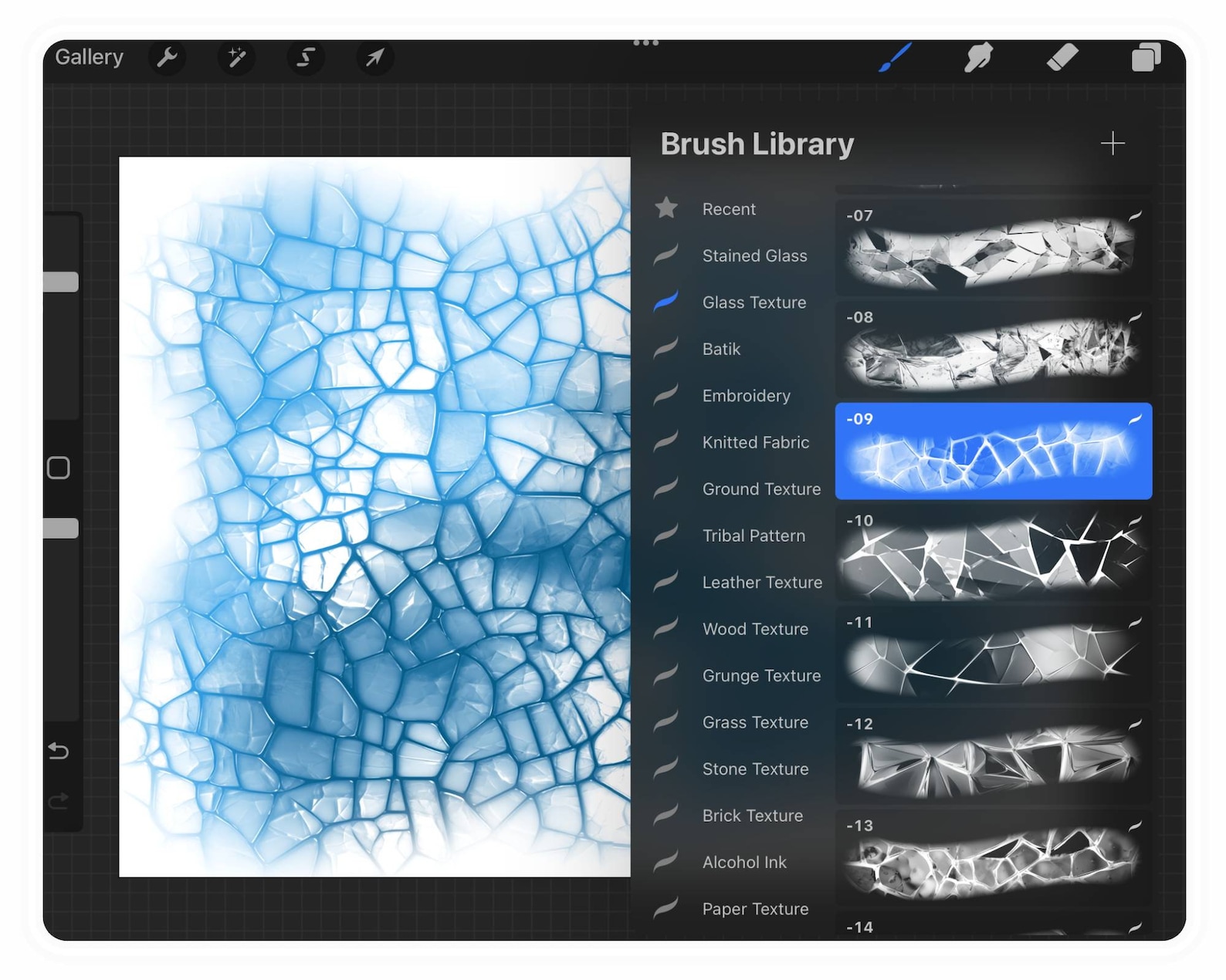 Procreate Glass Texture Brushes Seamless Glass Texture for - Etsy
