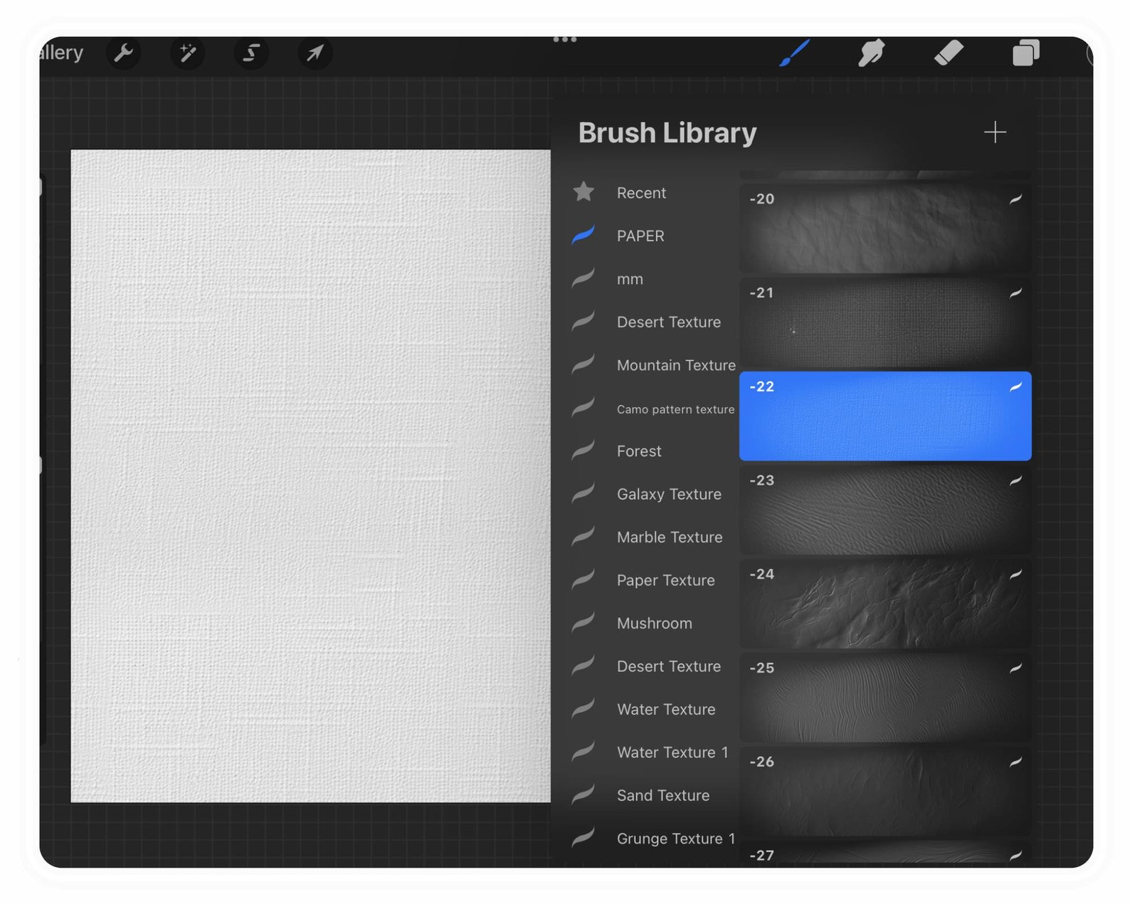 Procreate Paper Texture Brushes, Seamless Paper Texture for Procreate ...