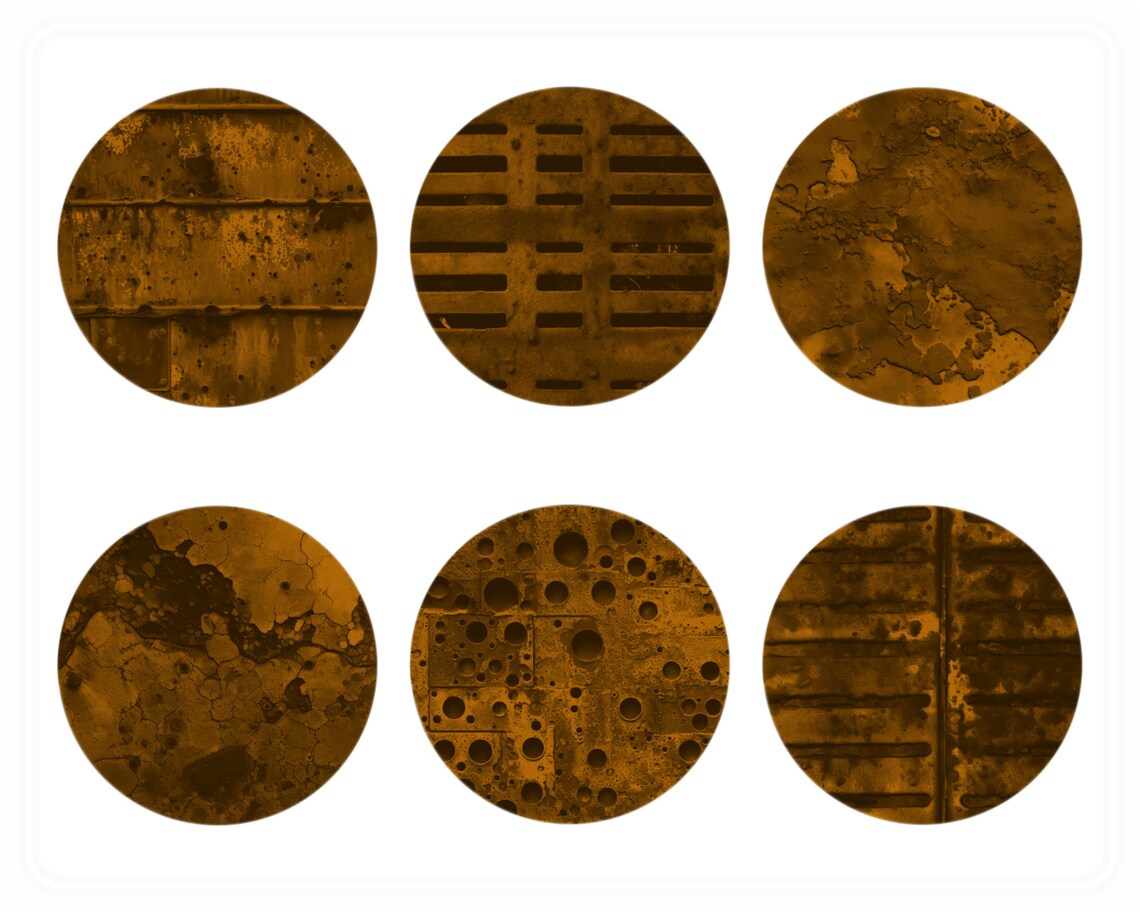 100 Procreate Rust Texture Brushes, Metal Rust Texture for Procreate ...