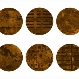 100 Procreate Rust Texture Brushes, Metal Rust Texture for Procreate ...