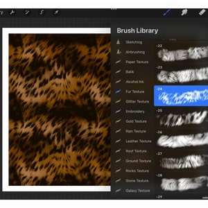 100 Procreate Fur Texture, Realistic Animal Fur Texture, Fur Brush, Realistic Animal Brushes ...