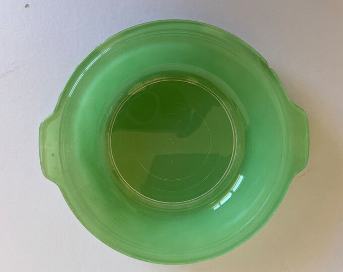 Vintage Green Glass Agee Pyrex Pie Dish - Etsy