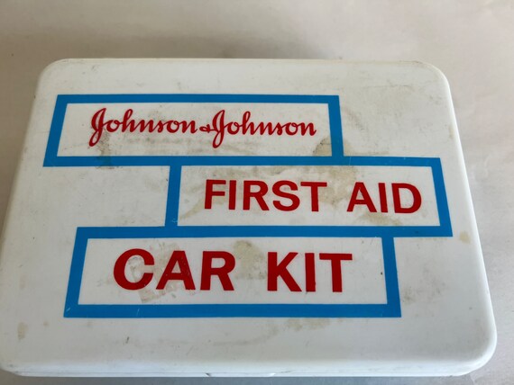 Vintage Retro Johnson & Johnson’s First Aid Kit - Gem