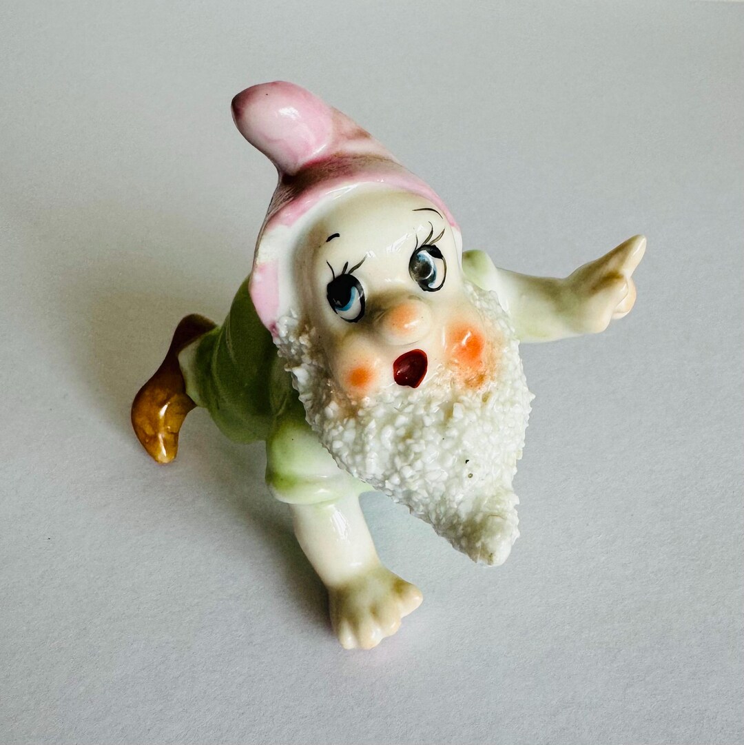 Vintage Collectible Ceramic Dwarf Knome Figurine Ornament Made in Japan ...