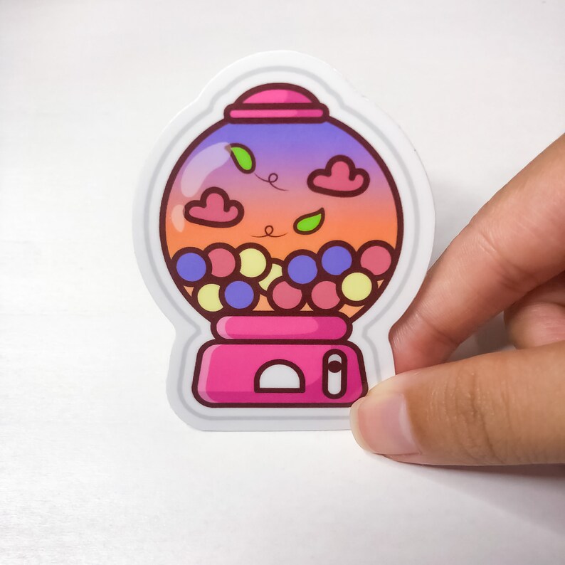 Kawaii Gumball Machine Sticker Pink and Girly Cute Gift for Her ...