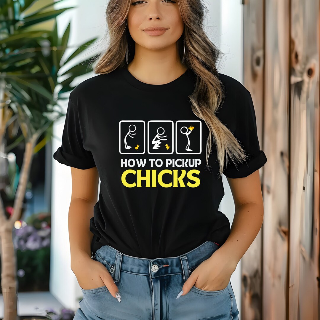 How to Pick up Chicks Duck Shirts Cool Best Seller Funny Unisex T ...
