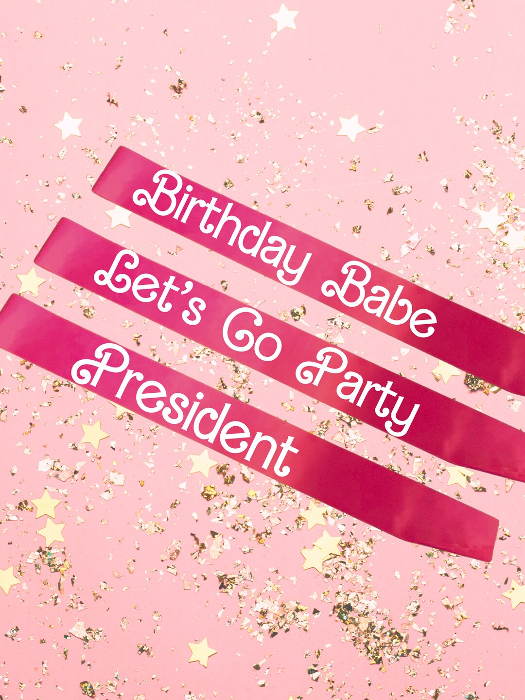 Lets Go Party Sash Pink Personalized Sash Personalized Bachelorette ...