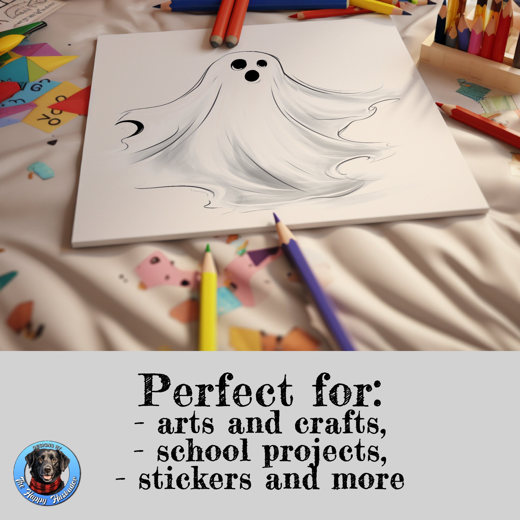Halloween Pencil Clipart, Halloween PNG Clipart, Spooky Clipart, Cute ...