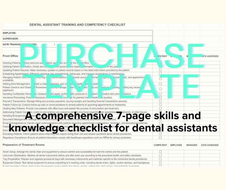 A Complete 7-page Checklist to Track the Skills and Knowledge ...