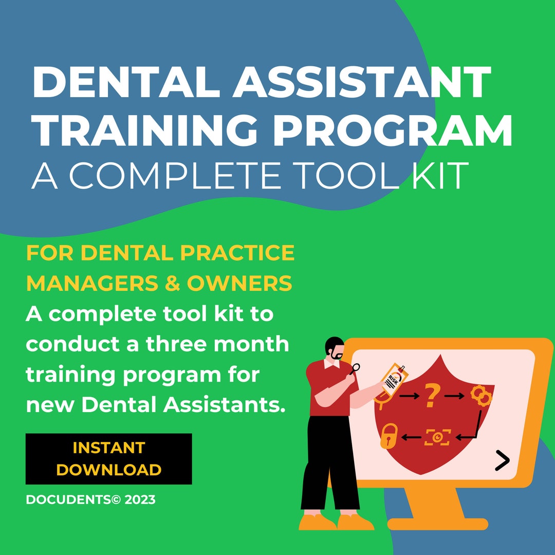 Training Tool Kit for New Dental Assistants: for Dental Managers and ...