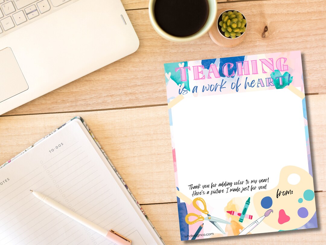 Teacher Appreciation Gift Printable - Picture for My Teacher - Teaching ...