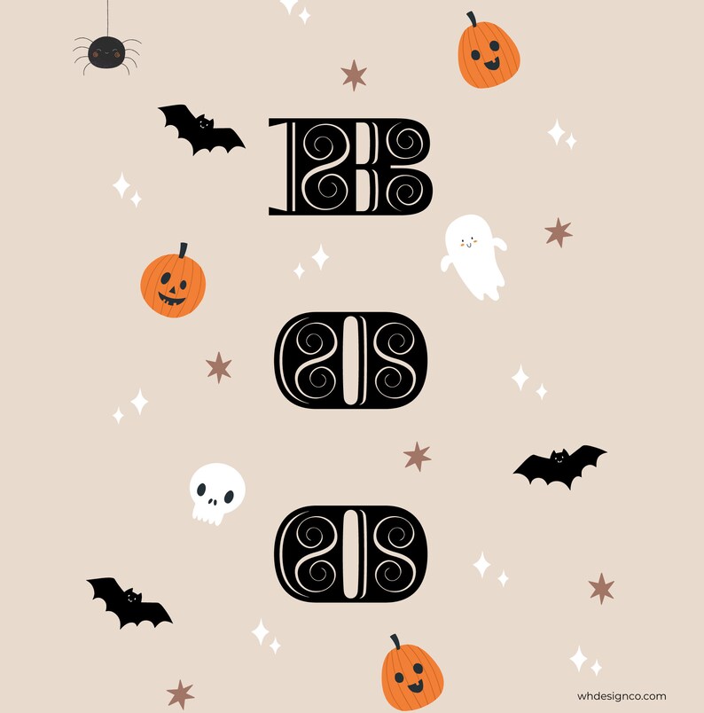 Printable Boo Sign Banner Size - Etsy