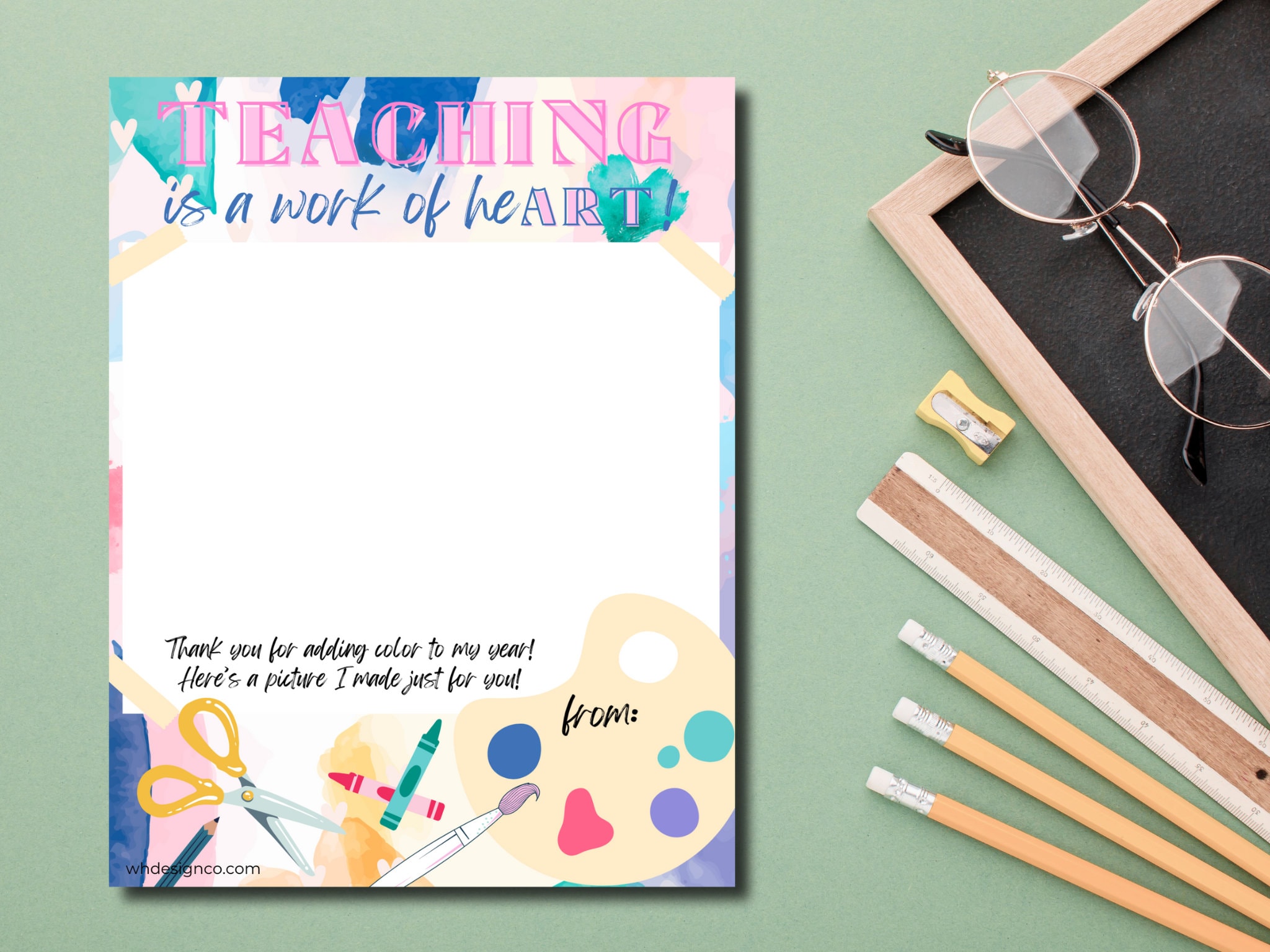 Teacher Appreciation Gift Printable - Picture for My Teacher - Teaching ...