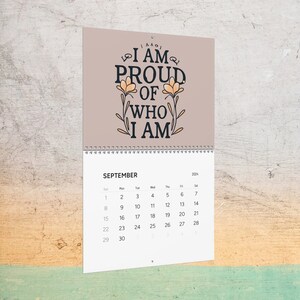 2024 Self Love Affirmations Calendar 2024 Wall Calendar - Etsy