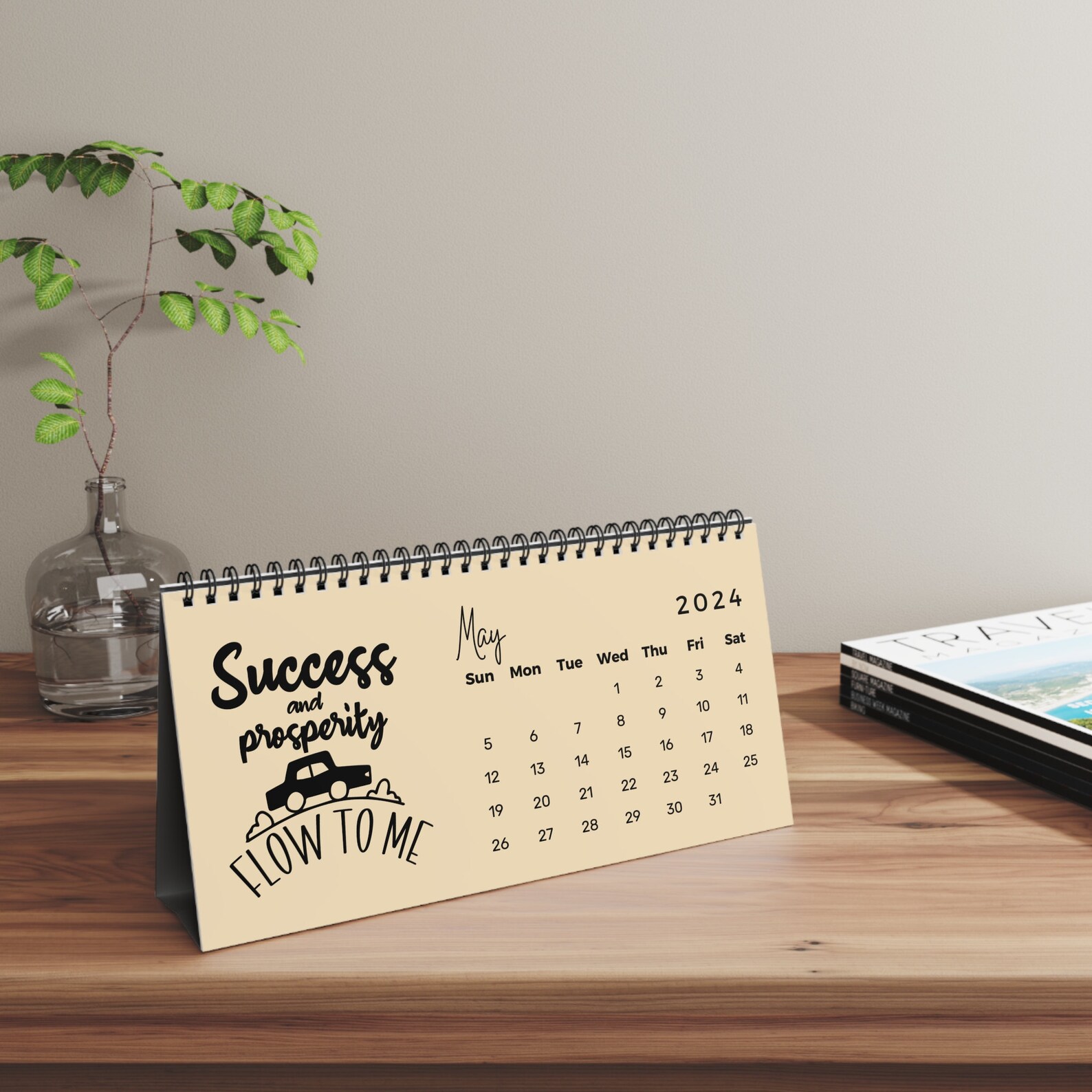 2024 Abundance Affirmations Desk Calendar 2024 Calendar 2024 Desk ...