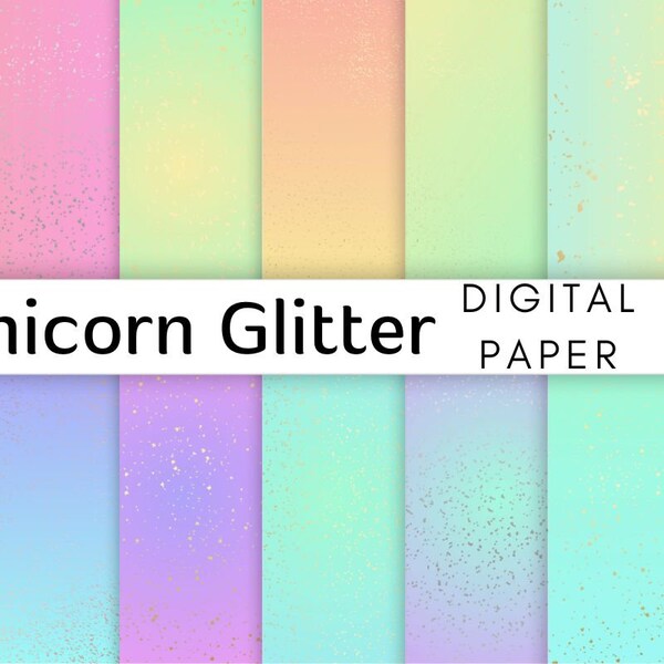 Glitter Digital Paper - Etsy