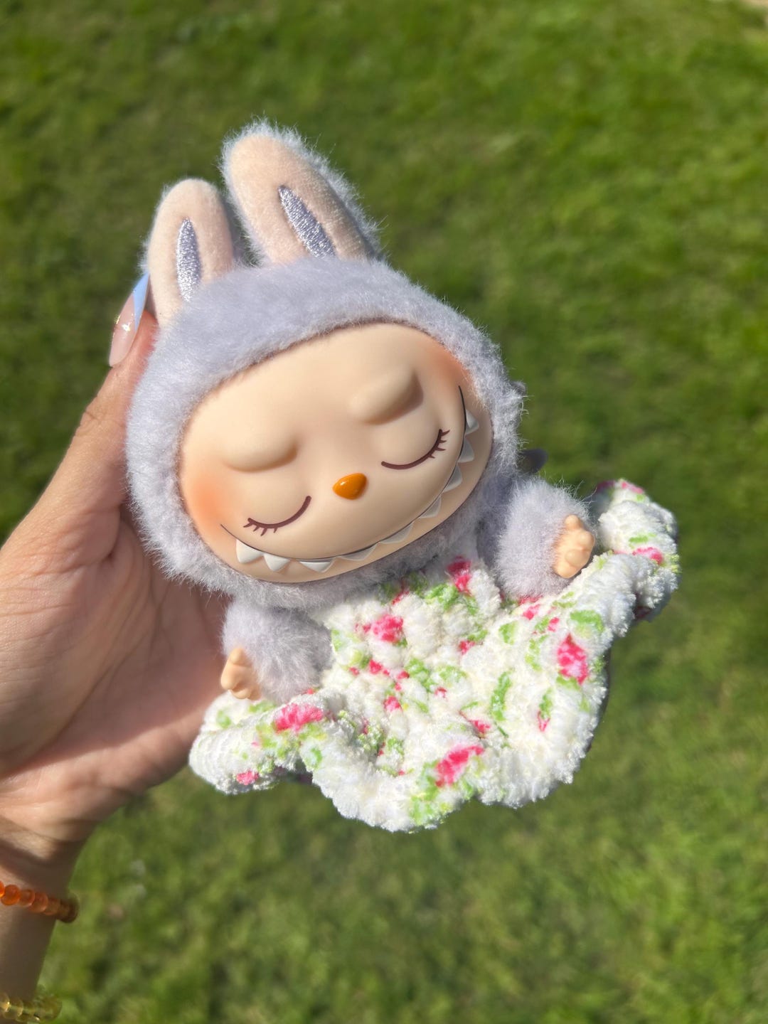 Crochet Labubu Coquette Flower Dress Clothes - Etsy