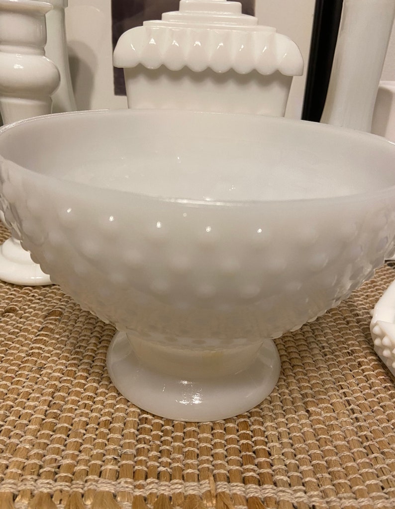 Hobnail Hurricane Glass Shade - Etsy