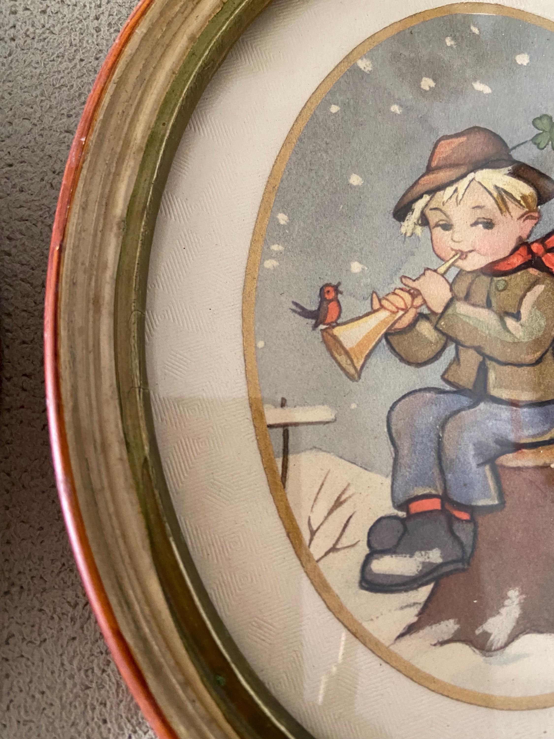 German Hummel Style Boy/girl Wall Decor - Etsy