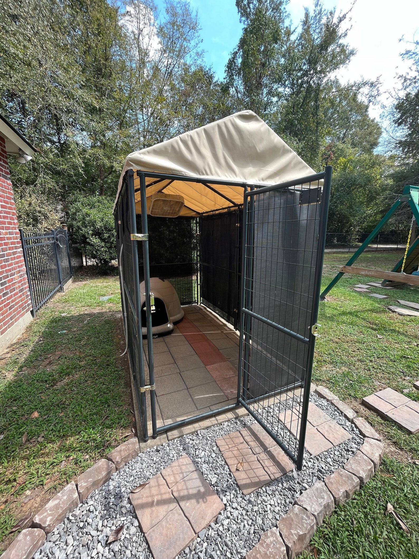 How to Build a Classy Outdoor Dog Kennel - Etsy