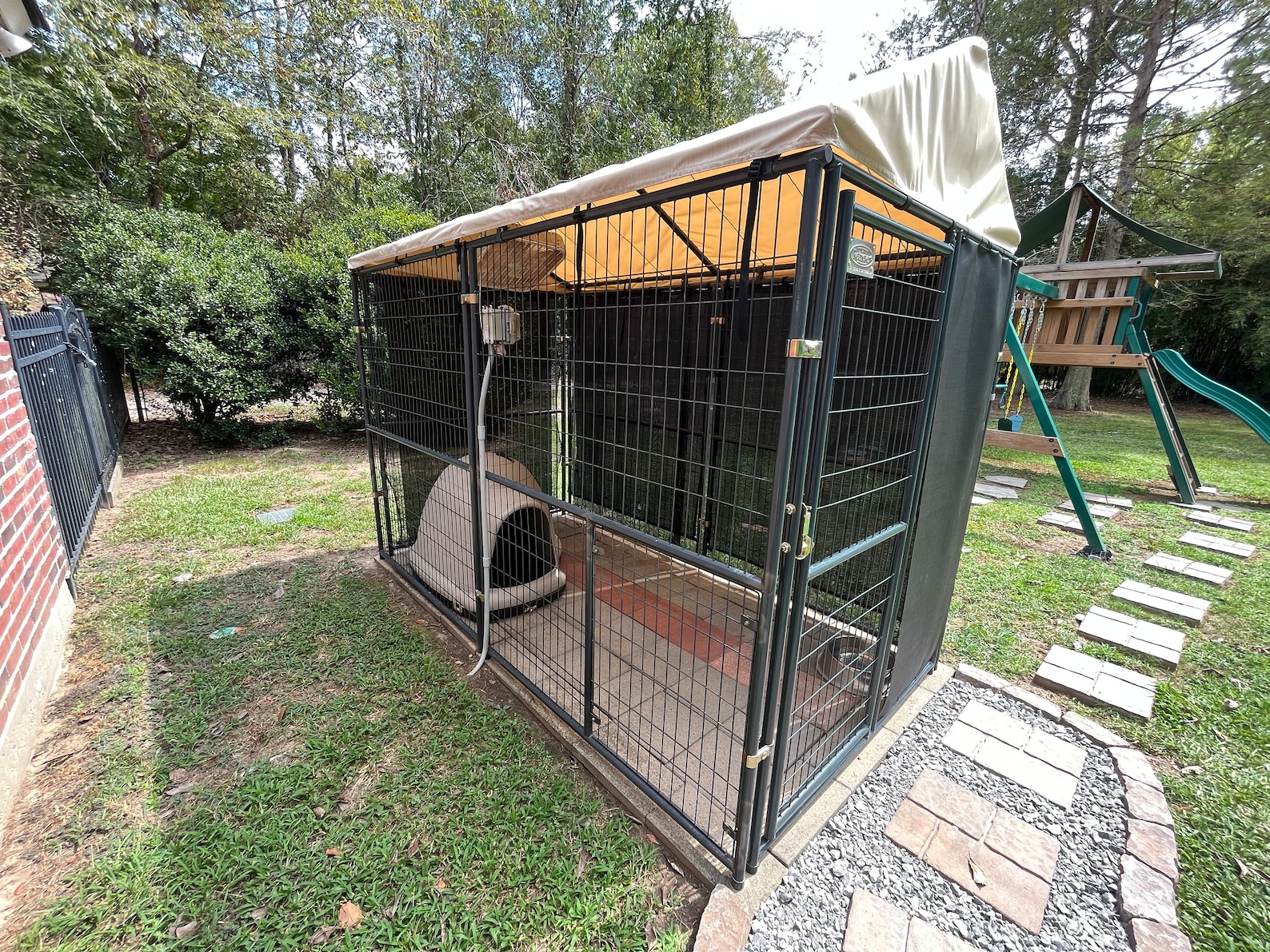 How to Build a Classy Outdoor Dog Kennel - Etsy