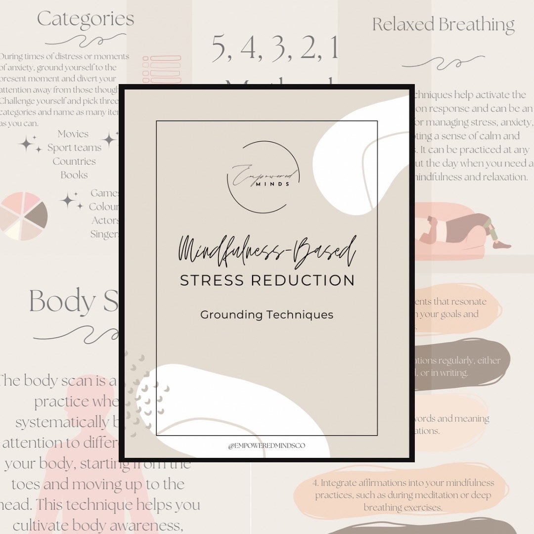 Mindfulness-based Stress Reduction Workbook Guided Self-care PDF ...