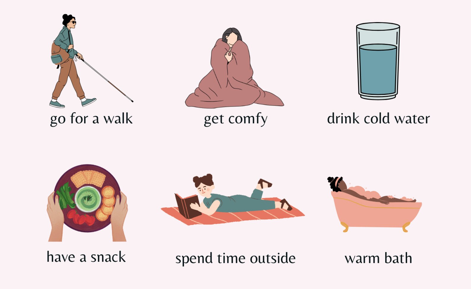 A4 Poster Calming Strategies for Teens and Adults - Digital Download - Etsy