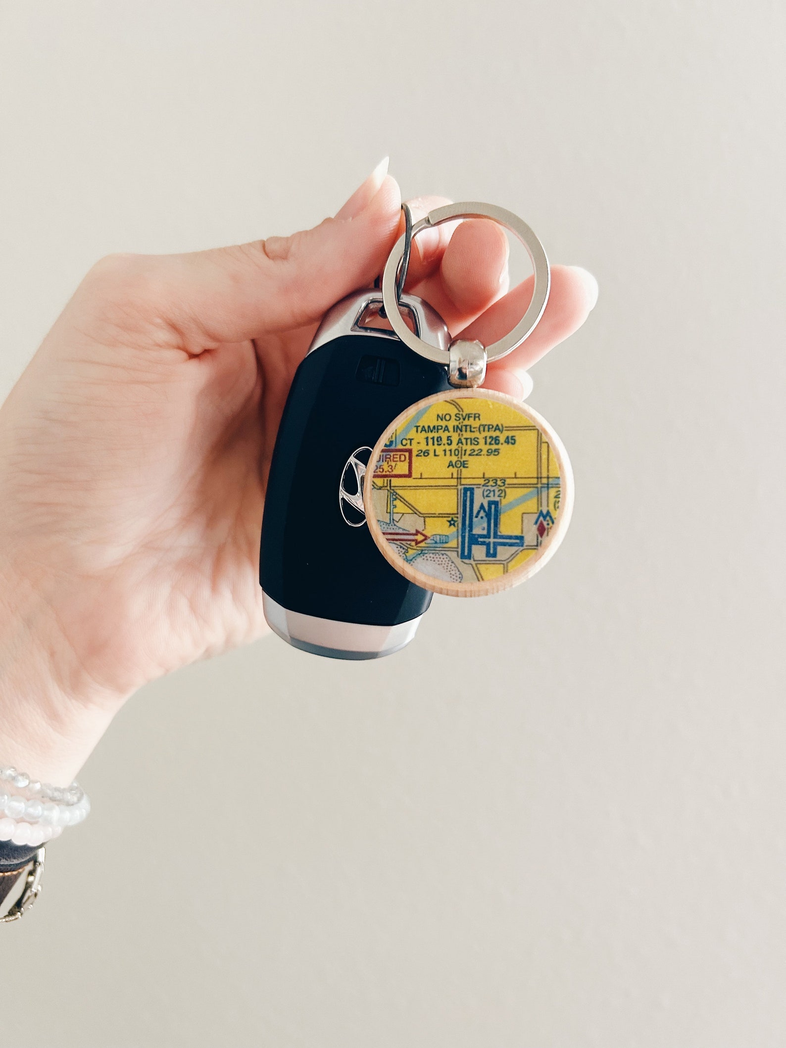 Sectional Map Keychain, Pilot Keychain, Airplane Keychain, Hangar ...