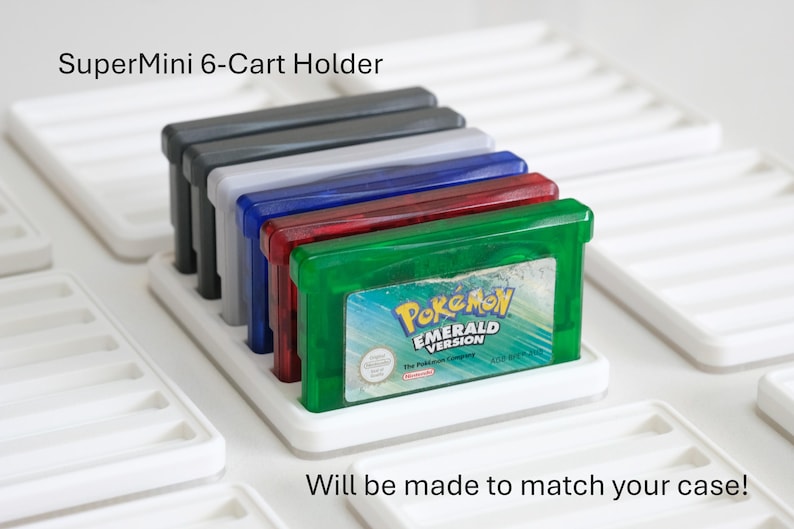 Game Boy Advance SP Hard Case With 2-cartridge Slots and Magnetic ...