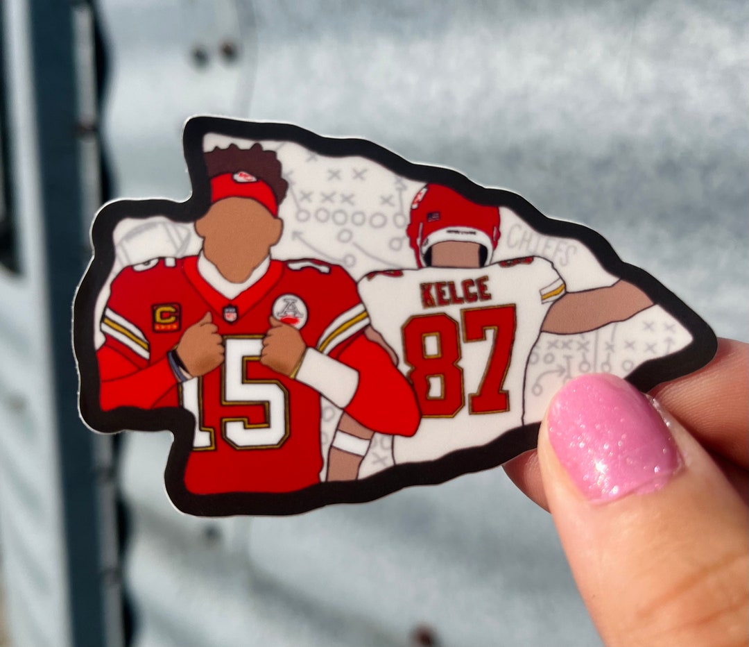Kansas City Chiefs Sticker - Mahomes & Kelce - Etsy