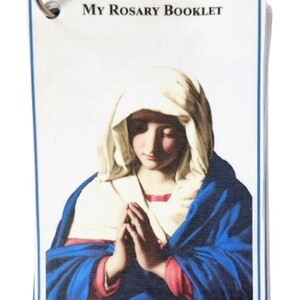 Printable Rosary Booklet How to Pray Rosary Teach Kids to Pray Rosary ...