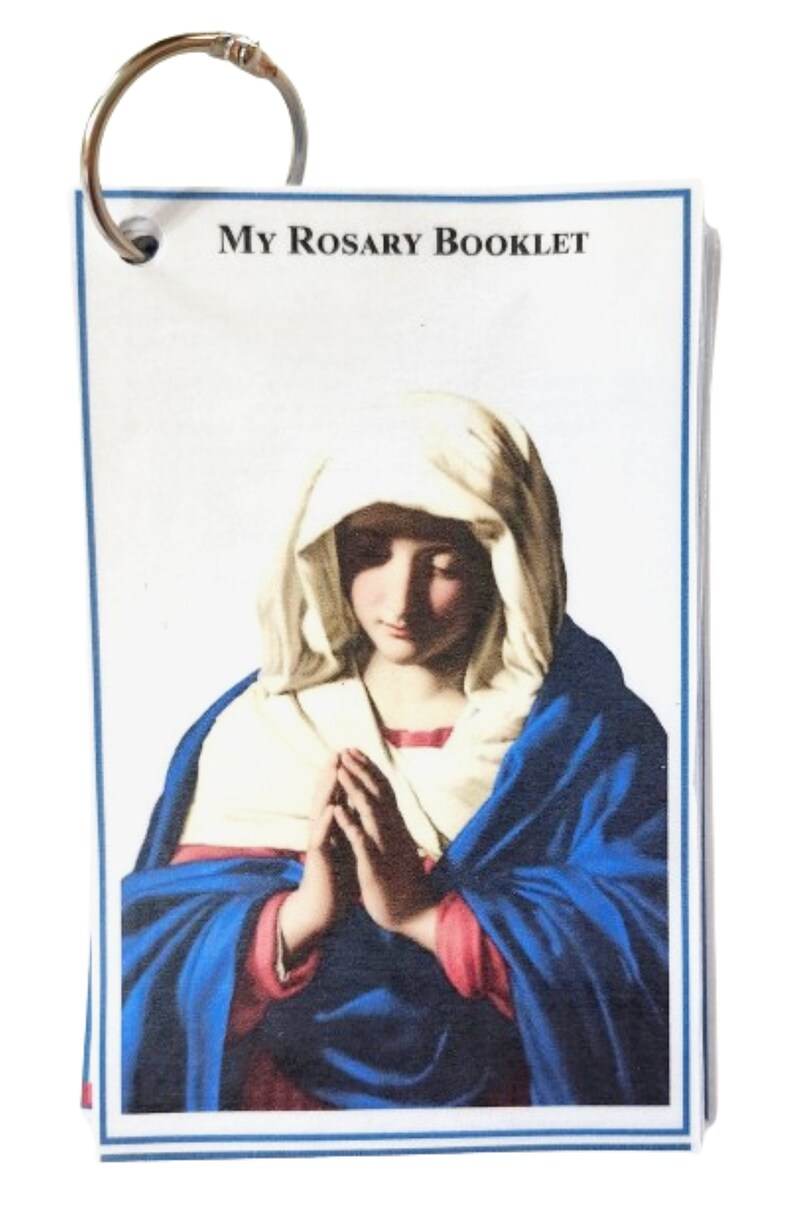 Printable Rosary Booklet How to Pray Rosary Teach Kids to Pray Rosary ...