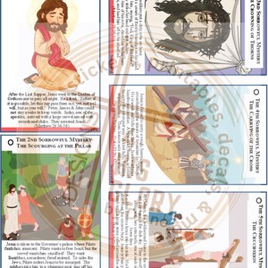 Printable Rosary Booklet How to Pray Rosary Teach Kids to Pray Rosary ...