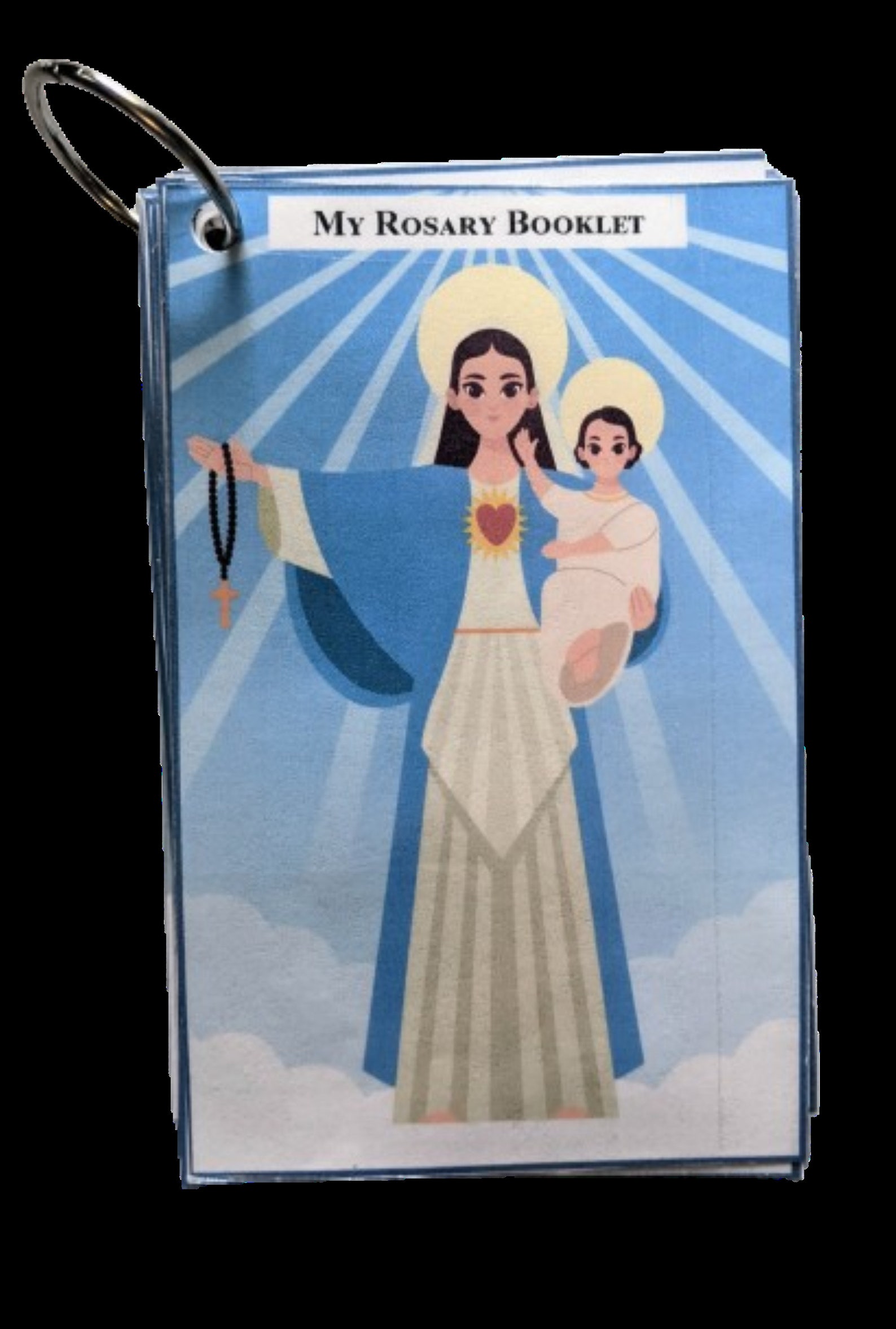 Printable Rosary Booklet How to Pray Rosary Teach Kids to Pray Rosary ...