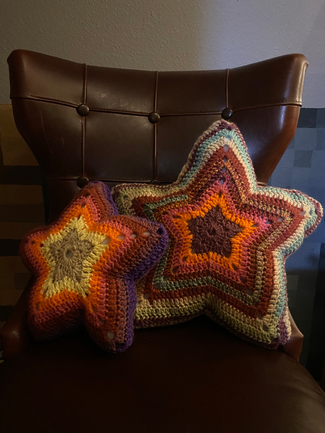 Crochet Star Pillow - Etsy