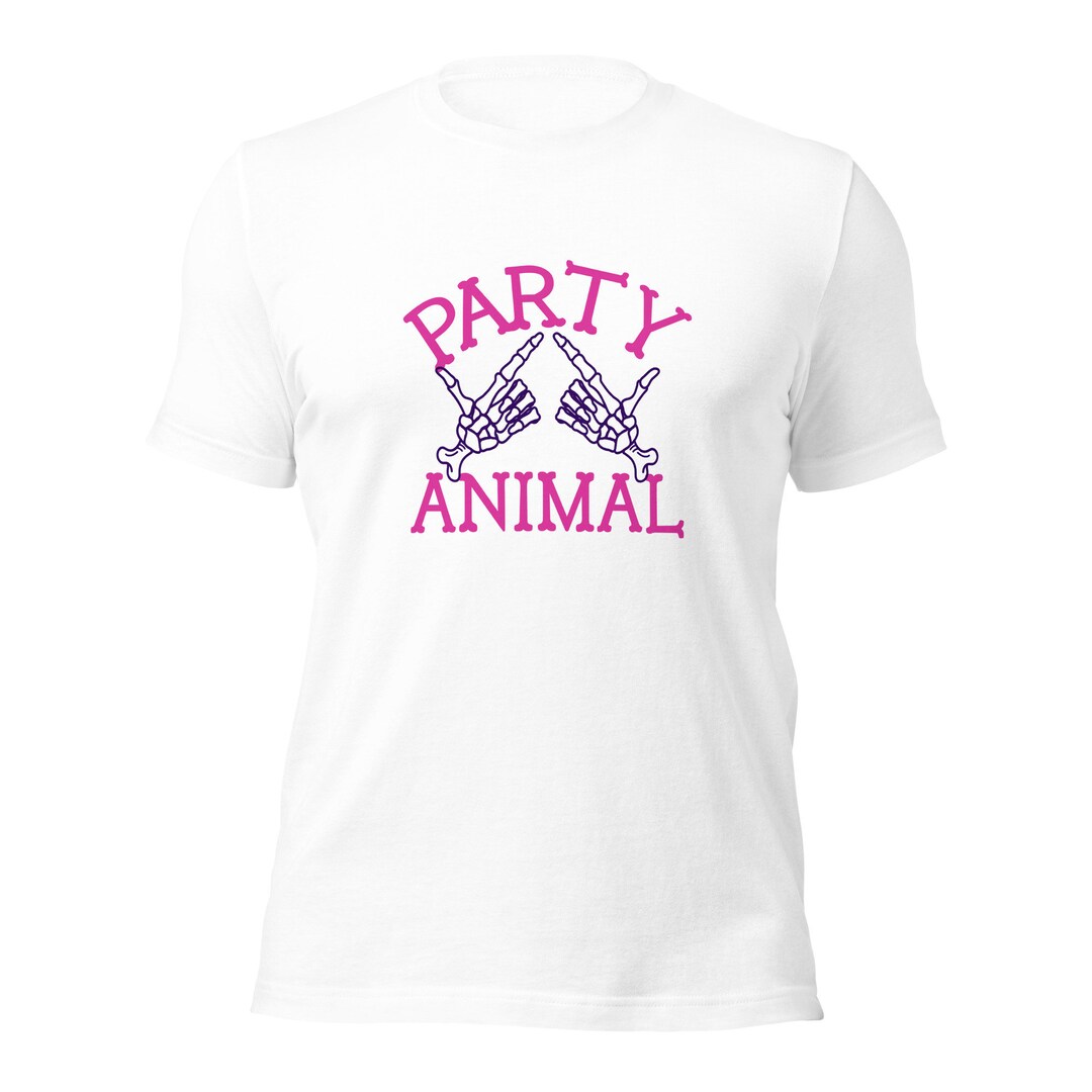 Unisex Tee Party Animal Unisex Tee Graphic Tee Let the Celebration ...