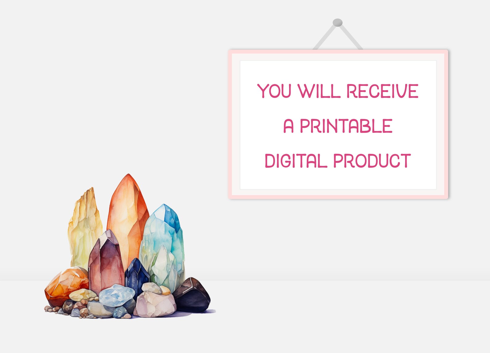 Calcite Crystal Card - Printable - Calcite Meaning - Jewelry Gift Tag ...