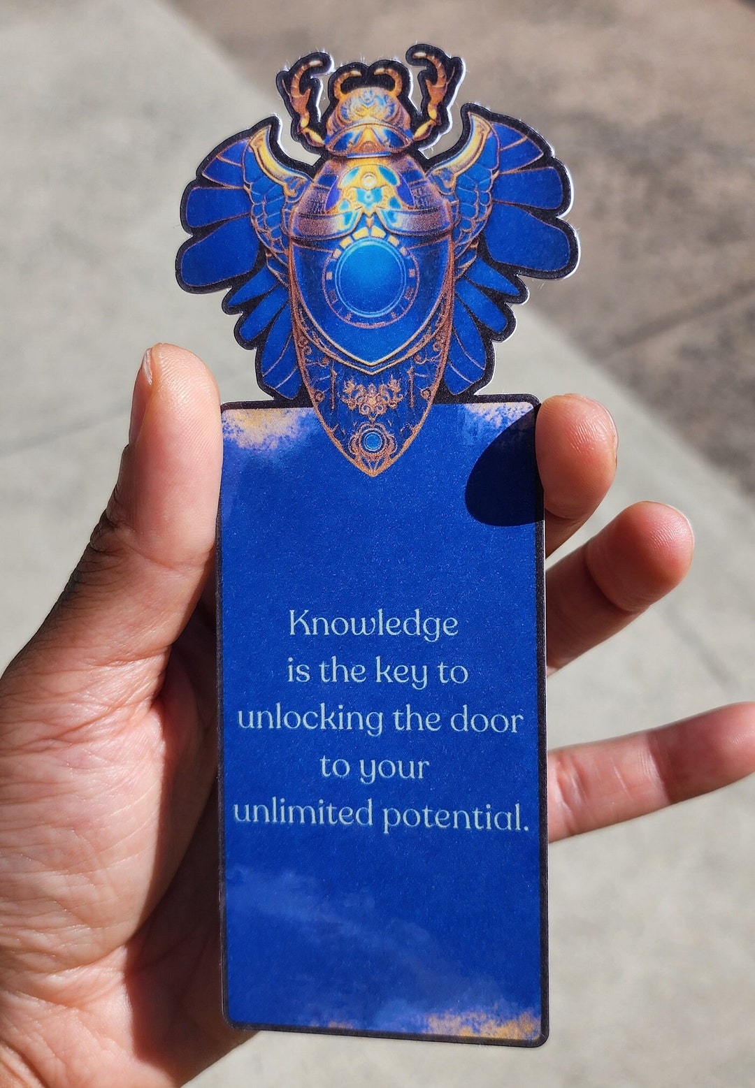 Bookmark (ancient Egyptian Scarab Beetle) Ct 1 - Etsy