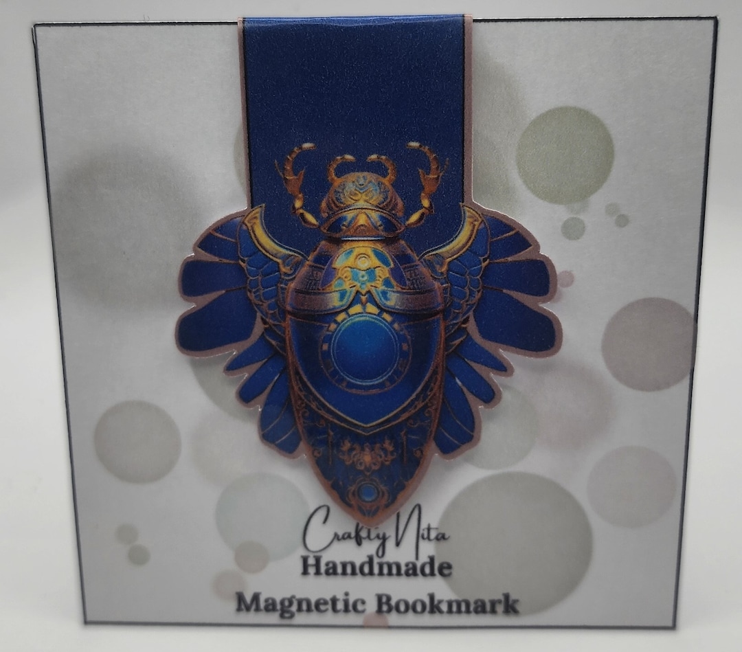 Magnetic Bookmark (ancient Egyptian Scarab Beetle) - Etsy