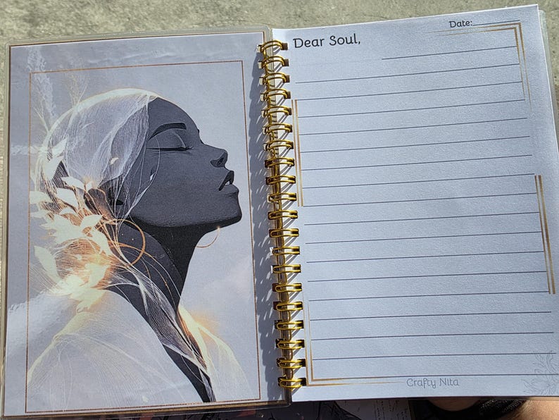 Soft Journal – Emotional Portrait Diary, Lined Notebook for Creativity ...