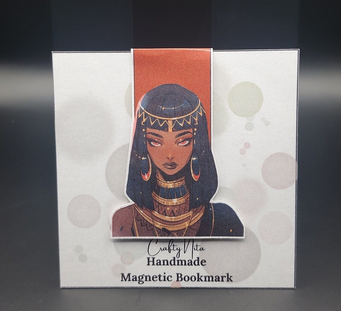 Magnetic Bookmark Egyptian Queen - Etsy