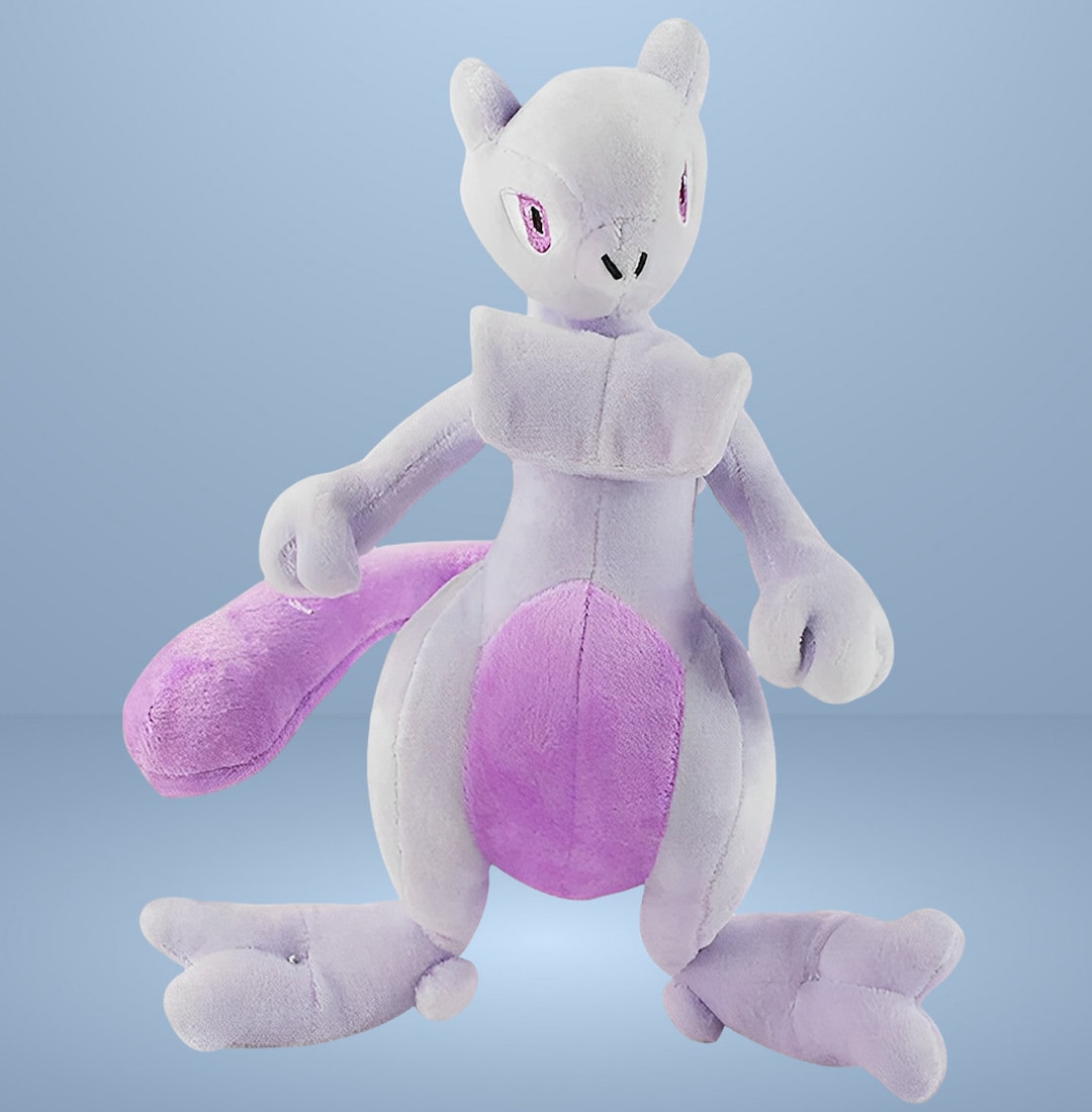 Cute Pokemon Mewtwo Plush Soft Toy Pokemon Mewtwo Plush - Etsy
