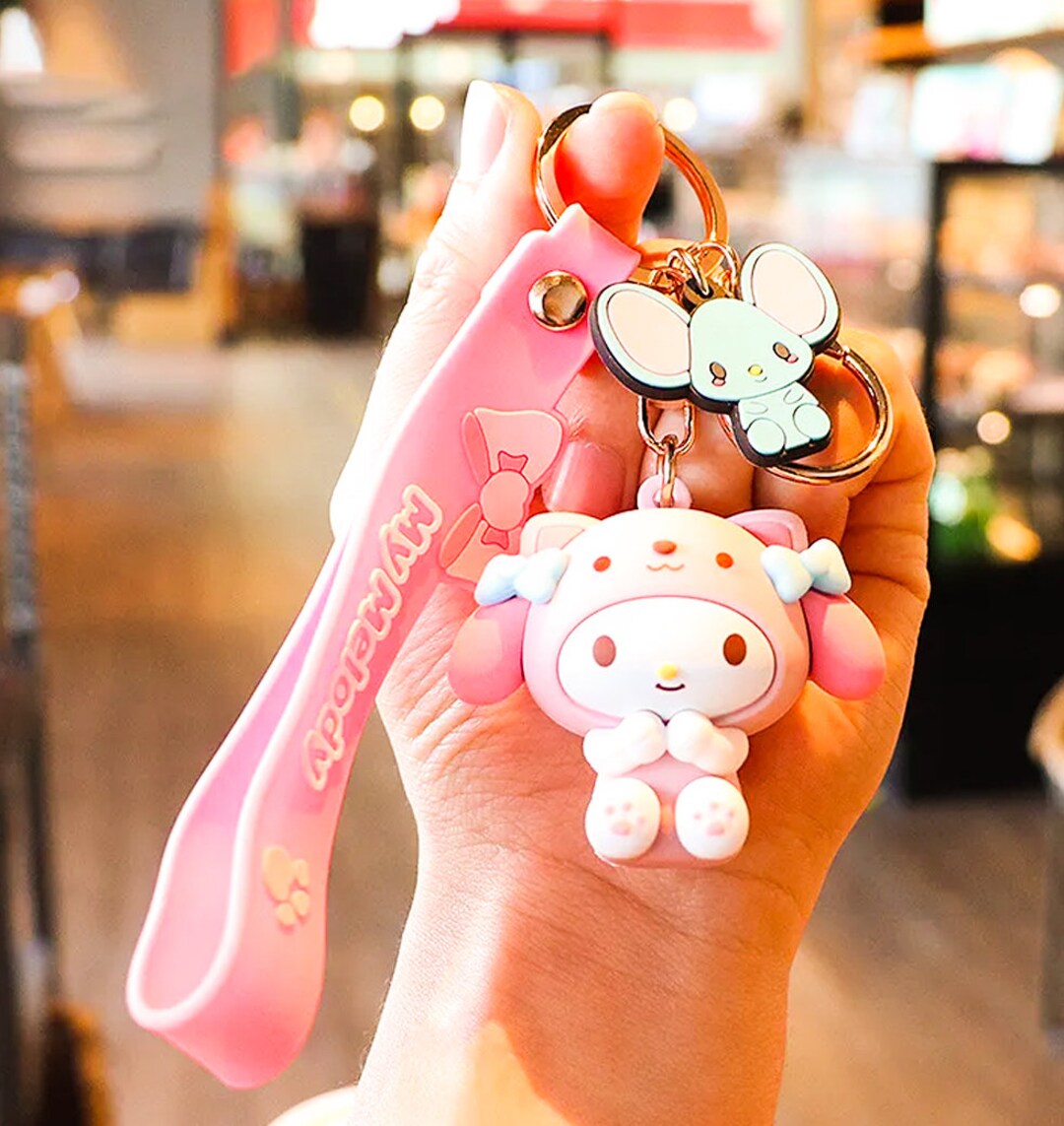 Kawaii Hello Kitty Japanese Cartoon Keychains Kawaii Japanese - Etsy