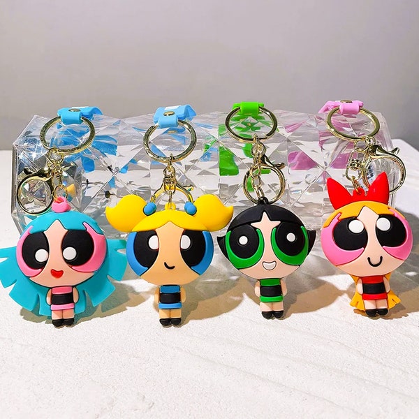 Powerpuff Girls Keychain - Etsy