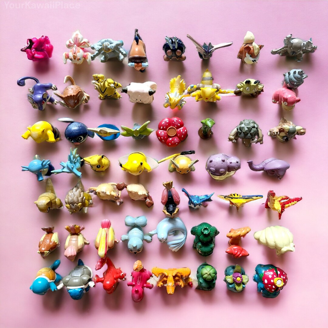 Pokemon Figures Collection Authentic Pocket Monster Toys - Etsy