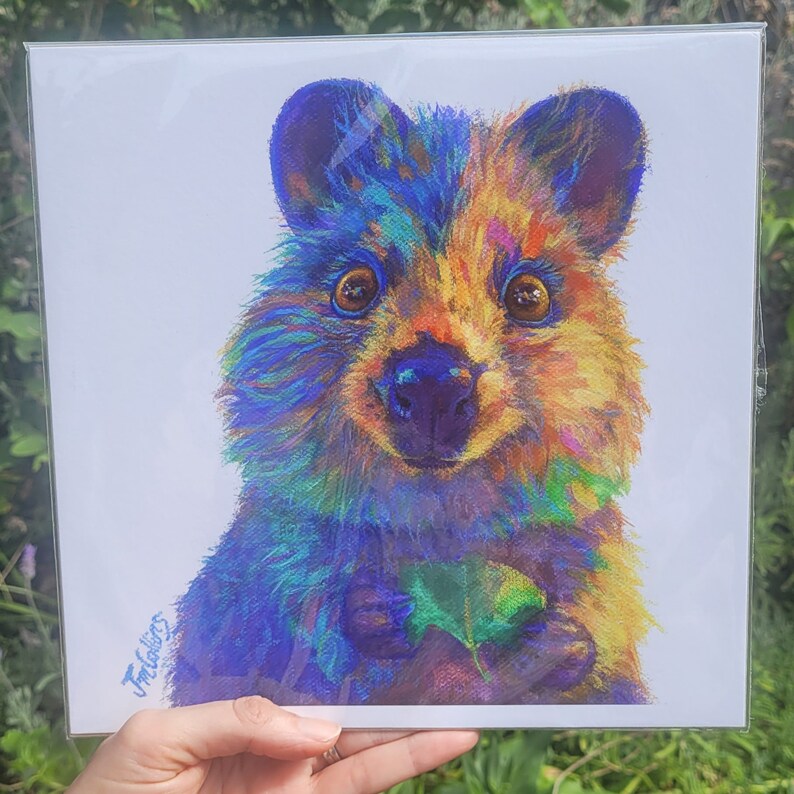 Kevin the Quokka Art Print, Australian Animal Nursery Decor - Etsy