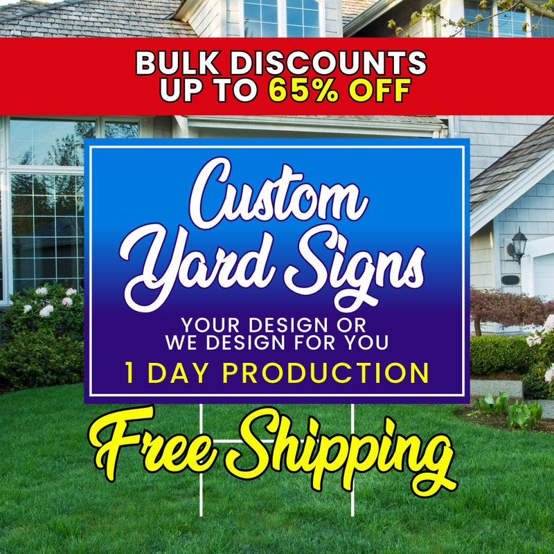 Custom Yard Sign - Etsy