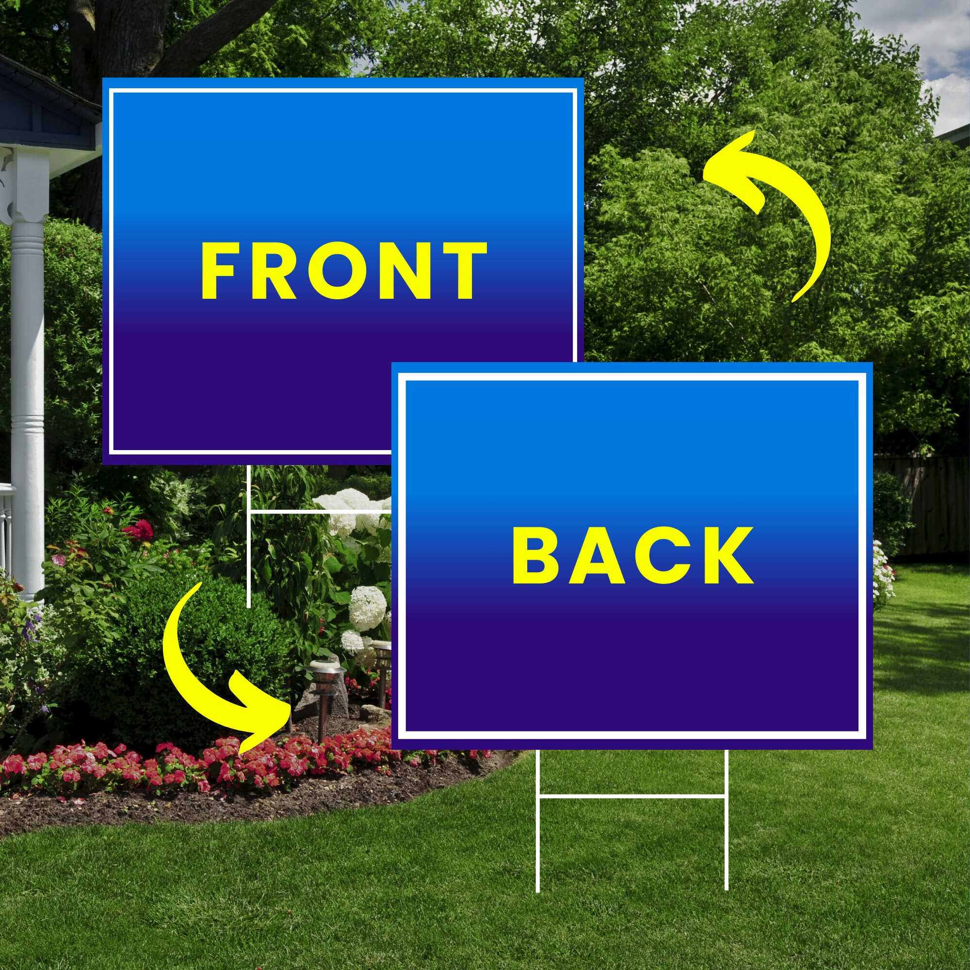 CUSTOM YARD SIGNS | 1-day Production | Fast Shipping | Single & Double ...